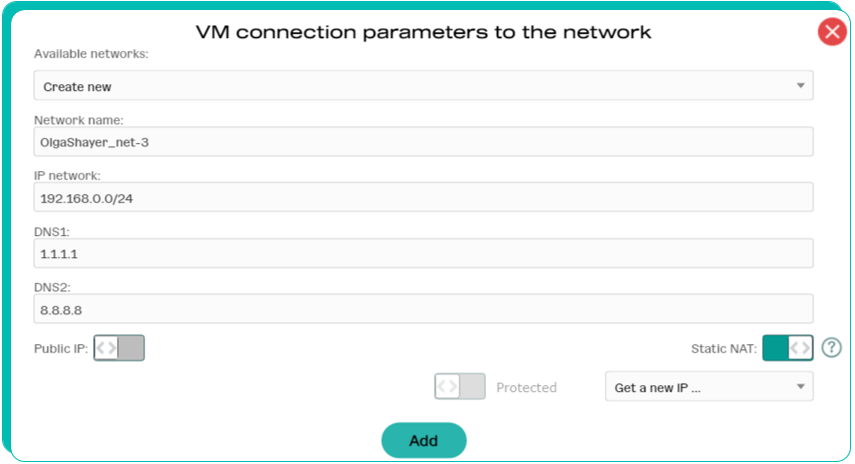How to enable StaticNAT and create NAT rules